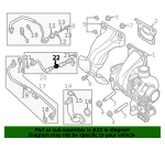 2017-2025 Ford Water Inlet Tube Gasket HL3Z-6N652-A | TascaParts.com