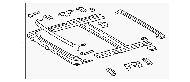 63203-53020 - Sunroof Frame 2006-2014 Lexus | Longo Lexus Parts