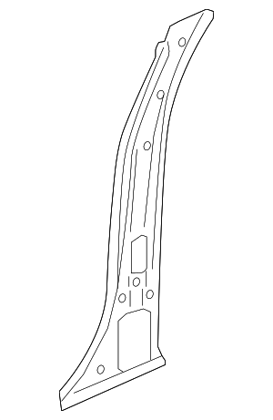 2017-2020 Chevrolet Bolt EV Driver Side Center Pillar Inner Panel ...