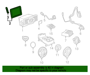 2014-2019 Mercedes-Benz Display Unit 246-900-12-06-80 | AutoNationParts.com