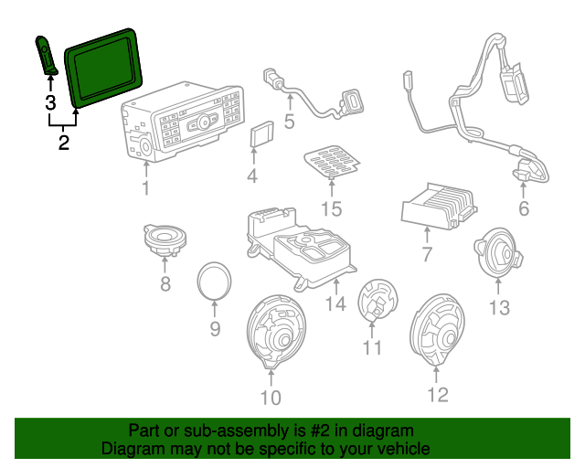 2014-2019 Mercedes-Benz Display Unit 246-900-12-06-80 | AutoNationParts.com