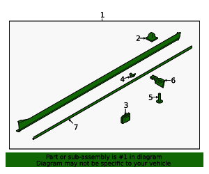 87752-R5000XX - Rocker Molding 2021-2024 Kia Sorento | Kia.Parts Store