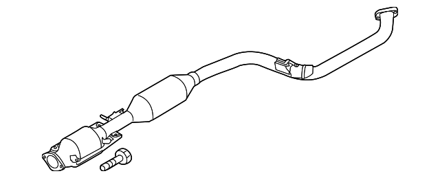 2012 Mazda 3 OEM NEW 2012 Mazda 3 Catalytic Converter & Pipe Rear ...