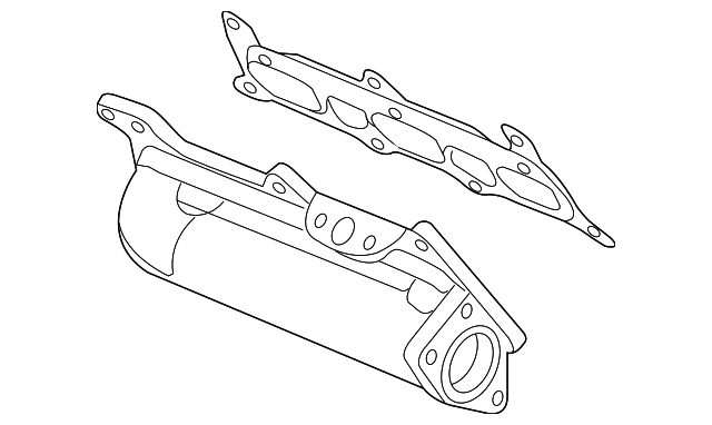 Genuine Exhaust Manifold for 2010-2011 Saab 9-5 | Part# 55566820 | Over ...