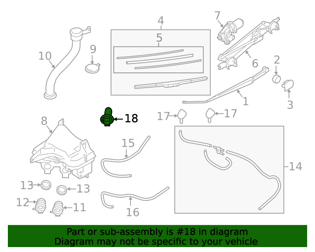 2015-2024 Subaru Level Sensor 86618AL00A | OEM Parts Online