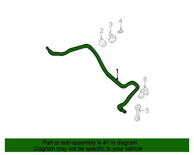 Genuine BMW 33-55-1-094-544 | Stabilizer Bar | FREE Shipping on Most ...