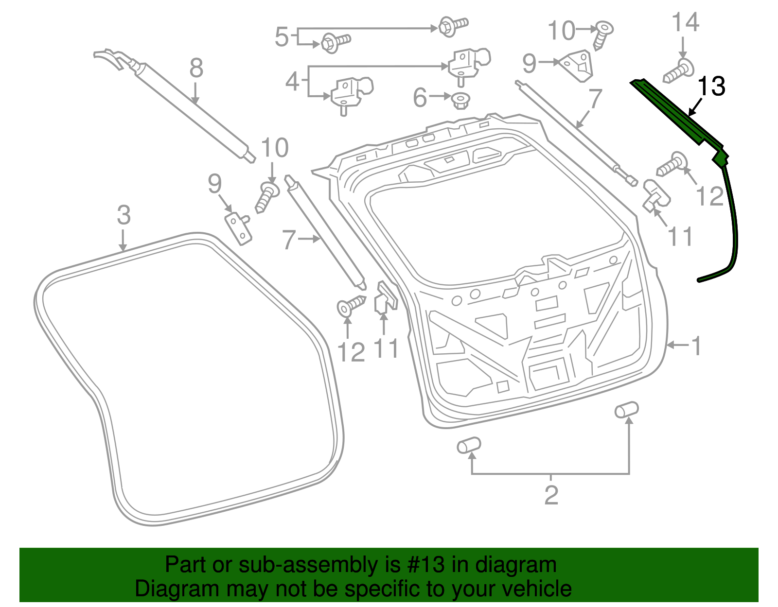 FT4Z-58406A76-B - Pinch Sensor 2015-2024 Ford Edge | Big 3 Auto Parts