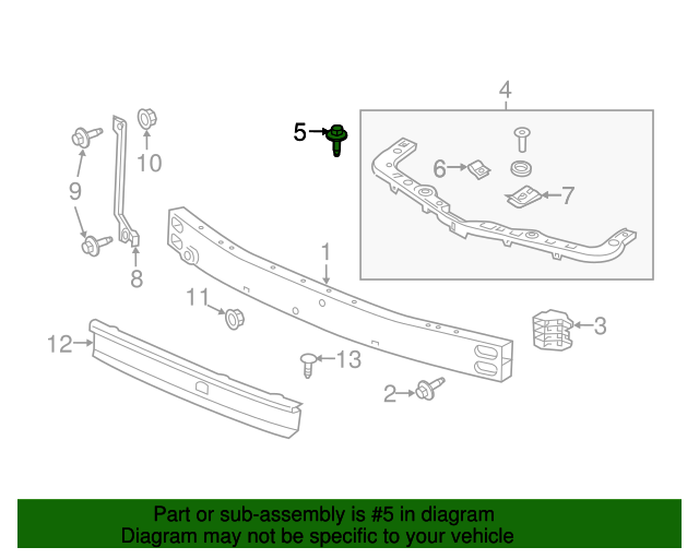 2017-2024 GM Upper Support Bolt (Replaces Part Number 11519375 ...