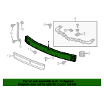 2018-2024 GM Impact Bar 84749869 GM | GMPartsDirect.com