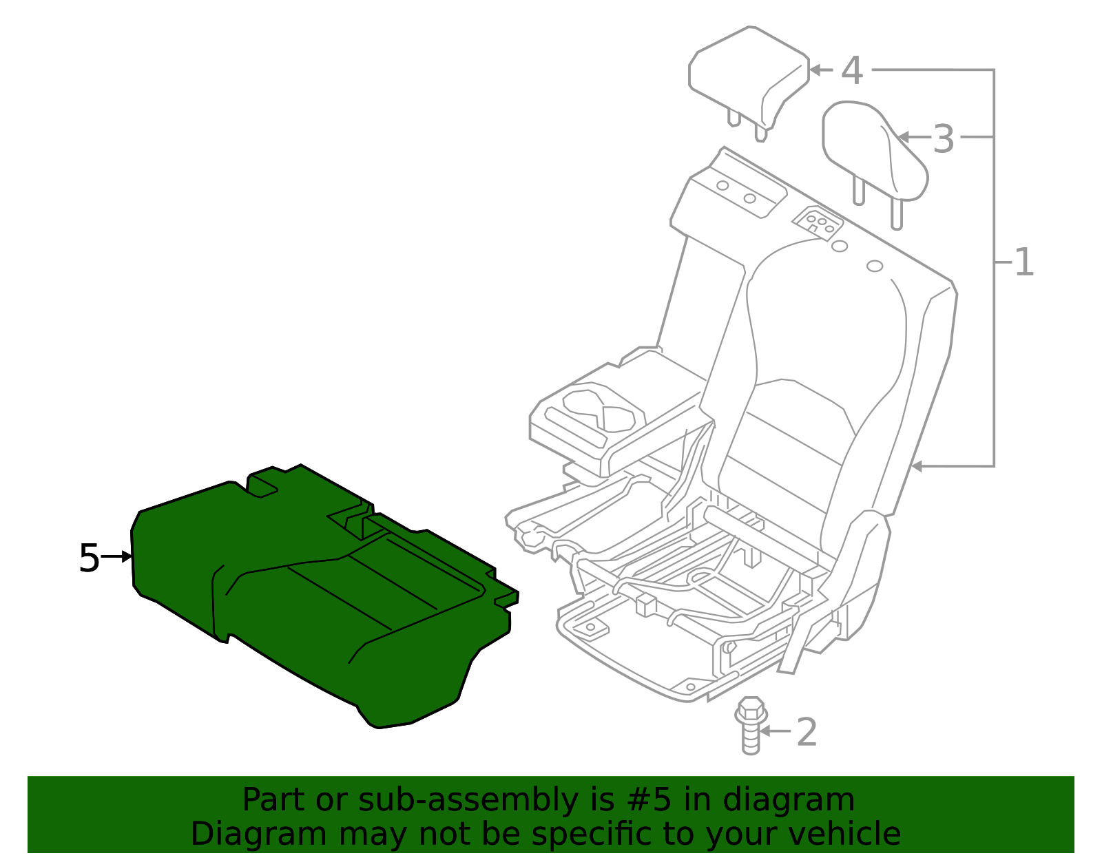2019-2020 Infiniti QX50 Cushion Assembly 88350-5NB8B | Infiniti of ...