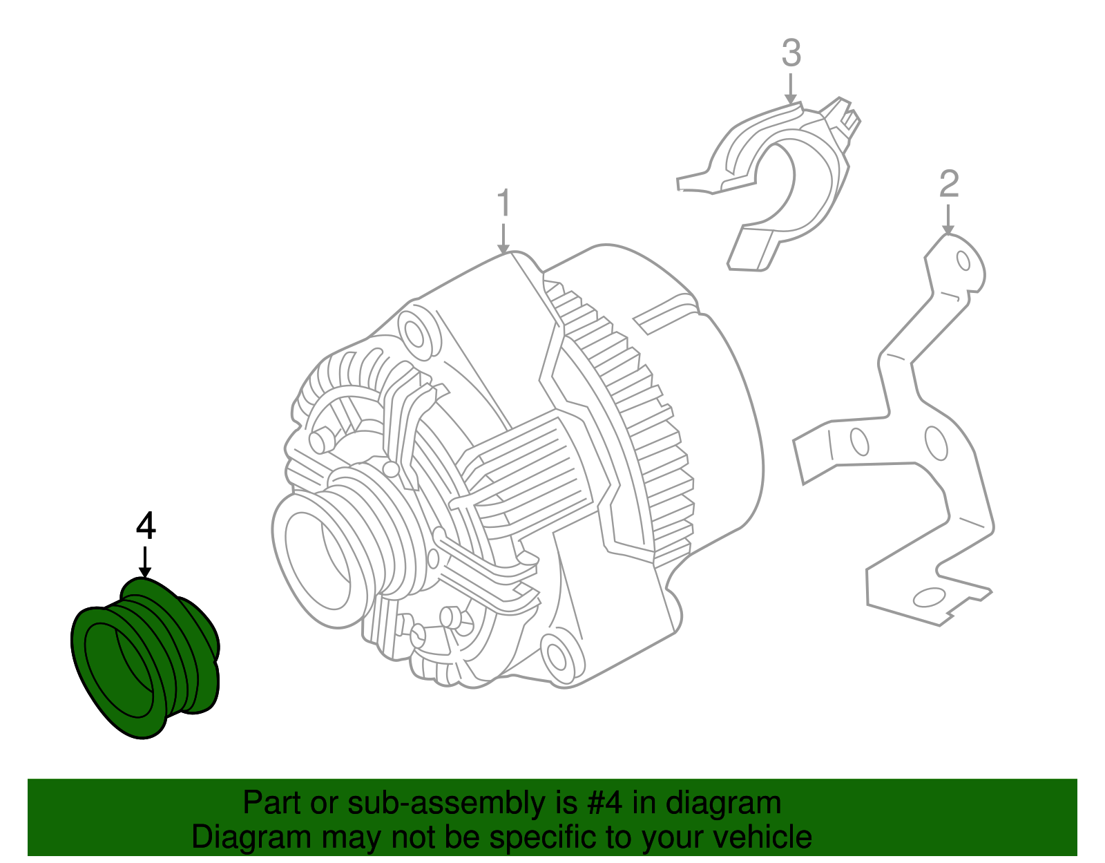 1998-2011 Mercedes-Benz Alternator Pulley 112-155-02-15 | Mercedes-Benz ...