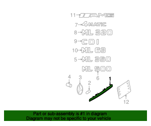 164-740-08-93 - Handle 2006-2011 Mercedes-Benz | Mercedes-Benz USA Parts