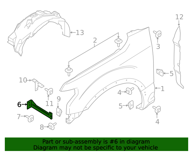 2021-2024 Ford Lower Brace ML3Z-16A142-B | OEM Parts Online