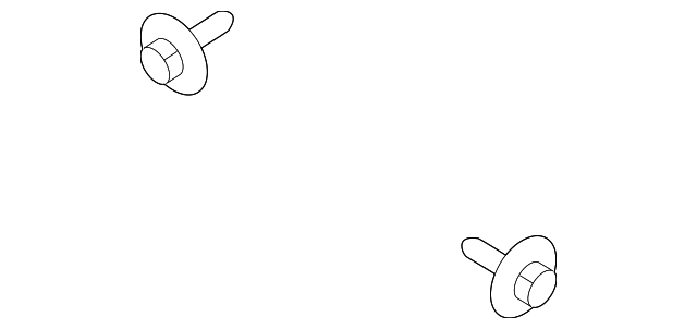 2021-2023 Ford Fender Lower Bolt W721172-S442 | OEM Parts Online