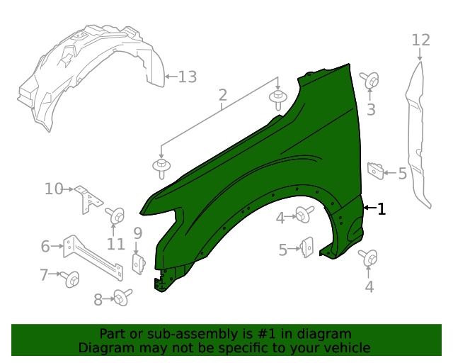 Fender - 2021-2023 Ford F-150 (ML3Z-16006-A) | OEM Ford Parts
