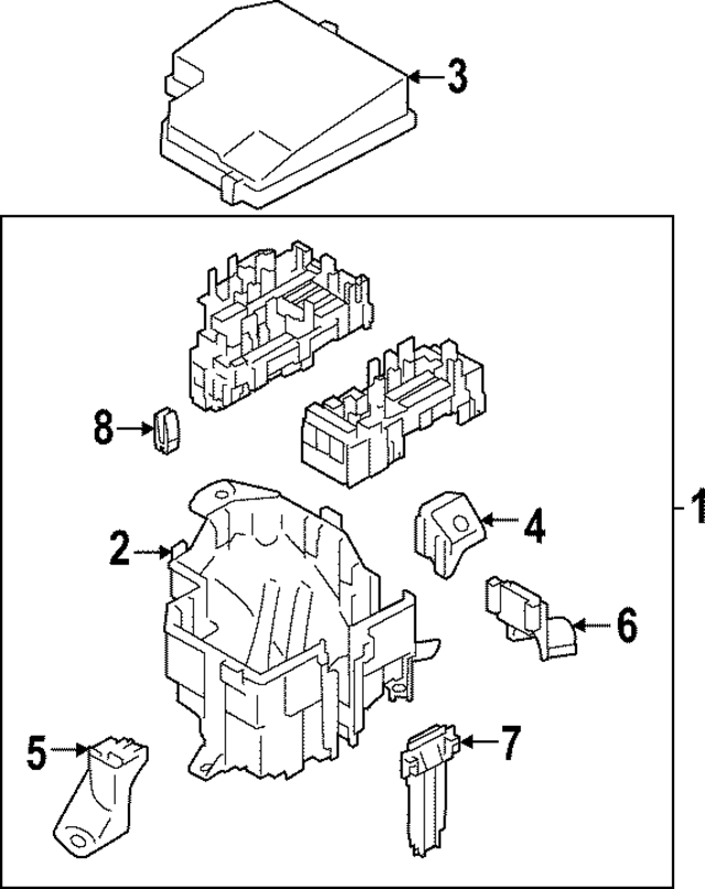 SU003-11909 - Fuse And Relay Center Cover 2022-2024 Toyota GR86 | Longo ...