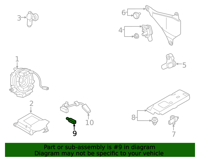 2019-2020 Subaru Ascent Position Sensor 64084XC02A | QuirkParts