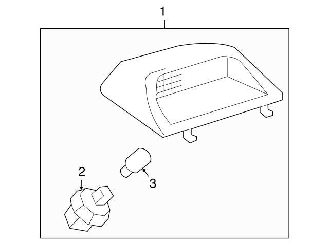 2001-2006 Lexus LS430 High Mount Lamp 81570-50030-C0 | OEM Parts Online