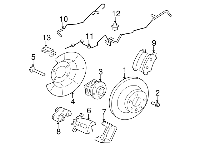 2004-2018 Volvo ABS Sensor 32373145 | TascaParts.com