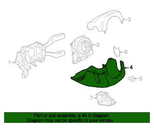 991-552-983-13-OA1 - Steering Column Cover 2014-2024 Porsche ...