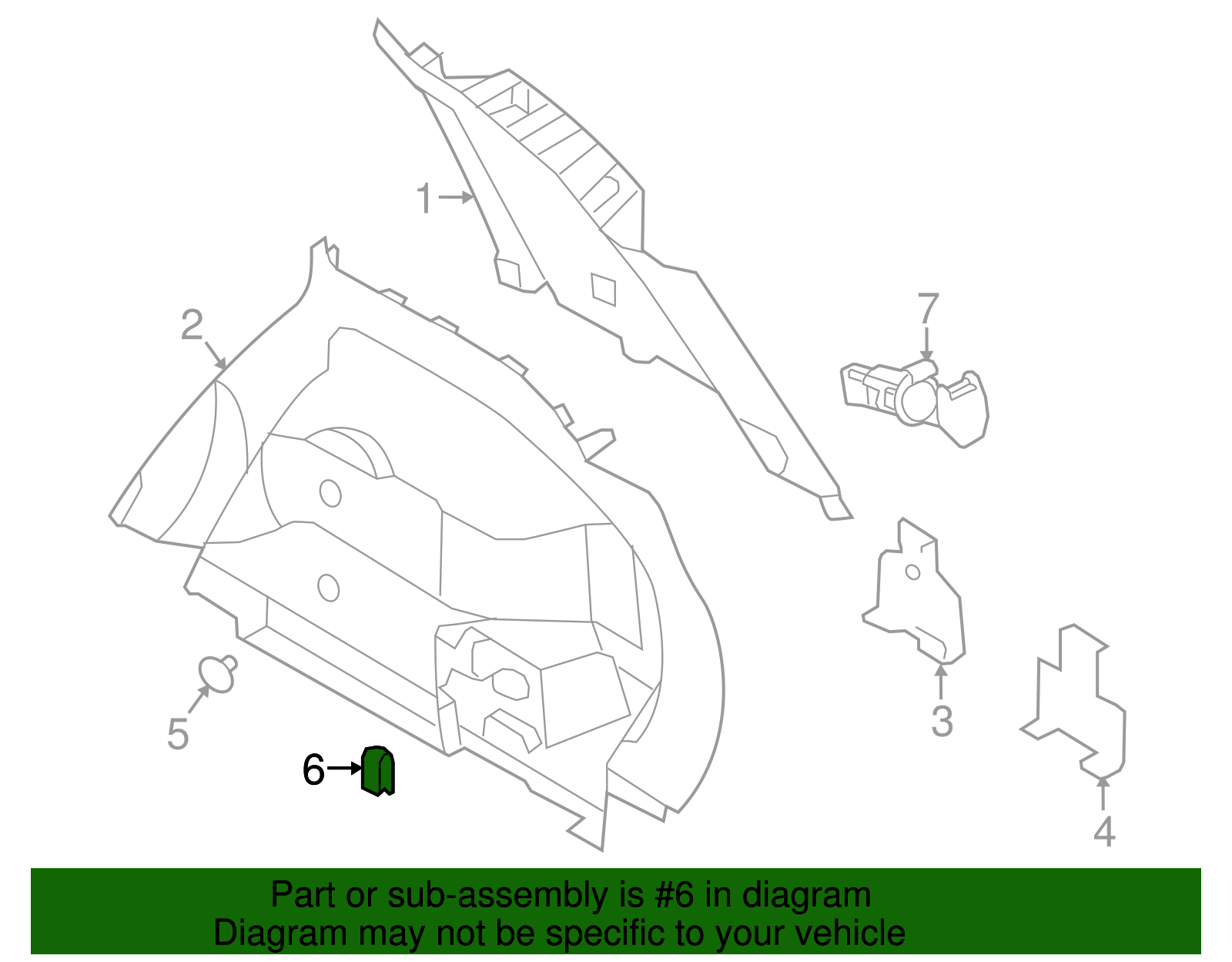 2011-2025 Nissan Tie Down Hook 74932-2U01A | Nissan Parts Central