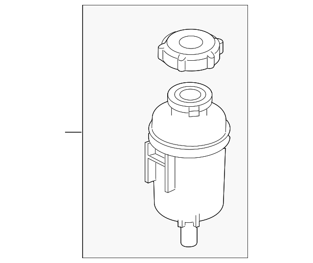 2008-2015 Land Rover LR2 Power Steering Pump Reservoir LR000578 ...