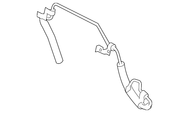 2008-2012 Land Rover LR2 Power Steering Return Hose LR014409 ...