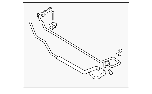 LR029184 - Power Steering Pressure Hose - 2008-2012 Land Rover LR2 ...