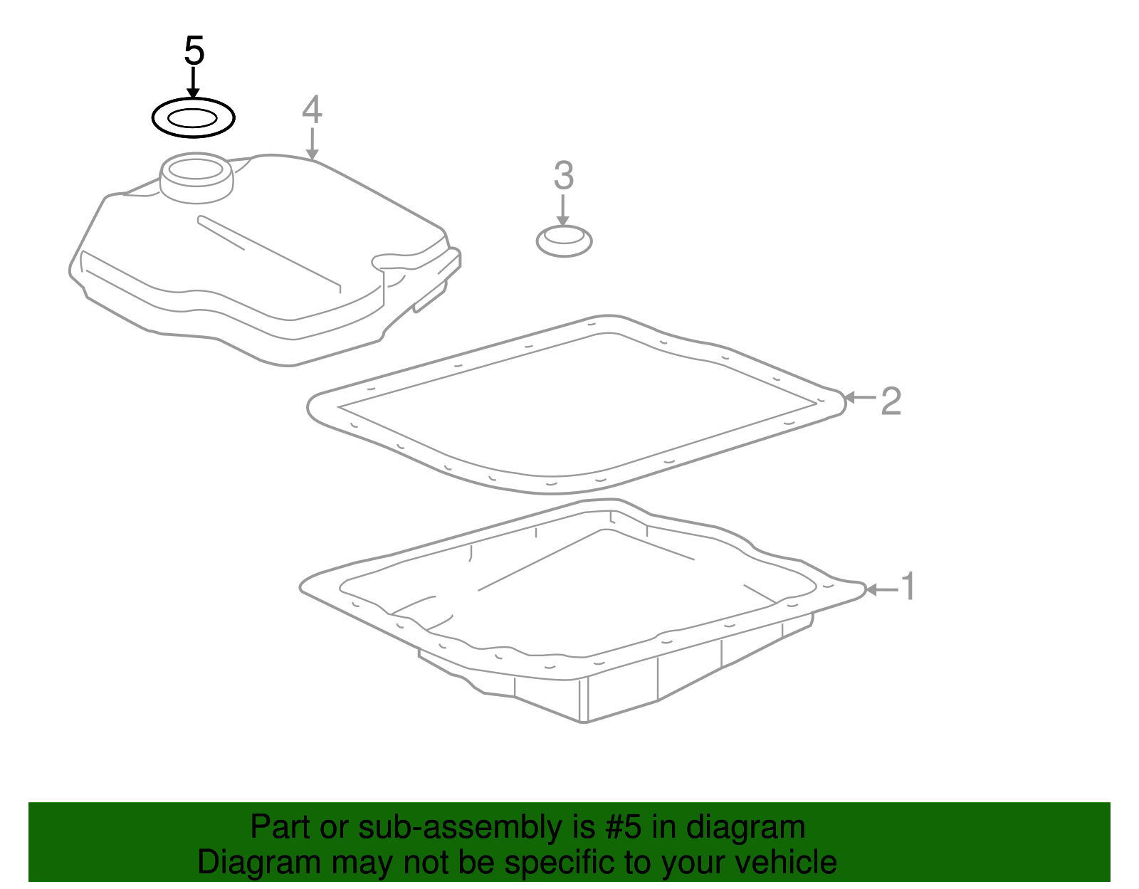 Genuine Toyota Automatic Transmission Filter O-Ring part# 90301-32012 ...