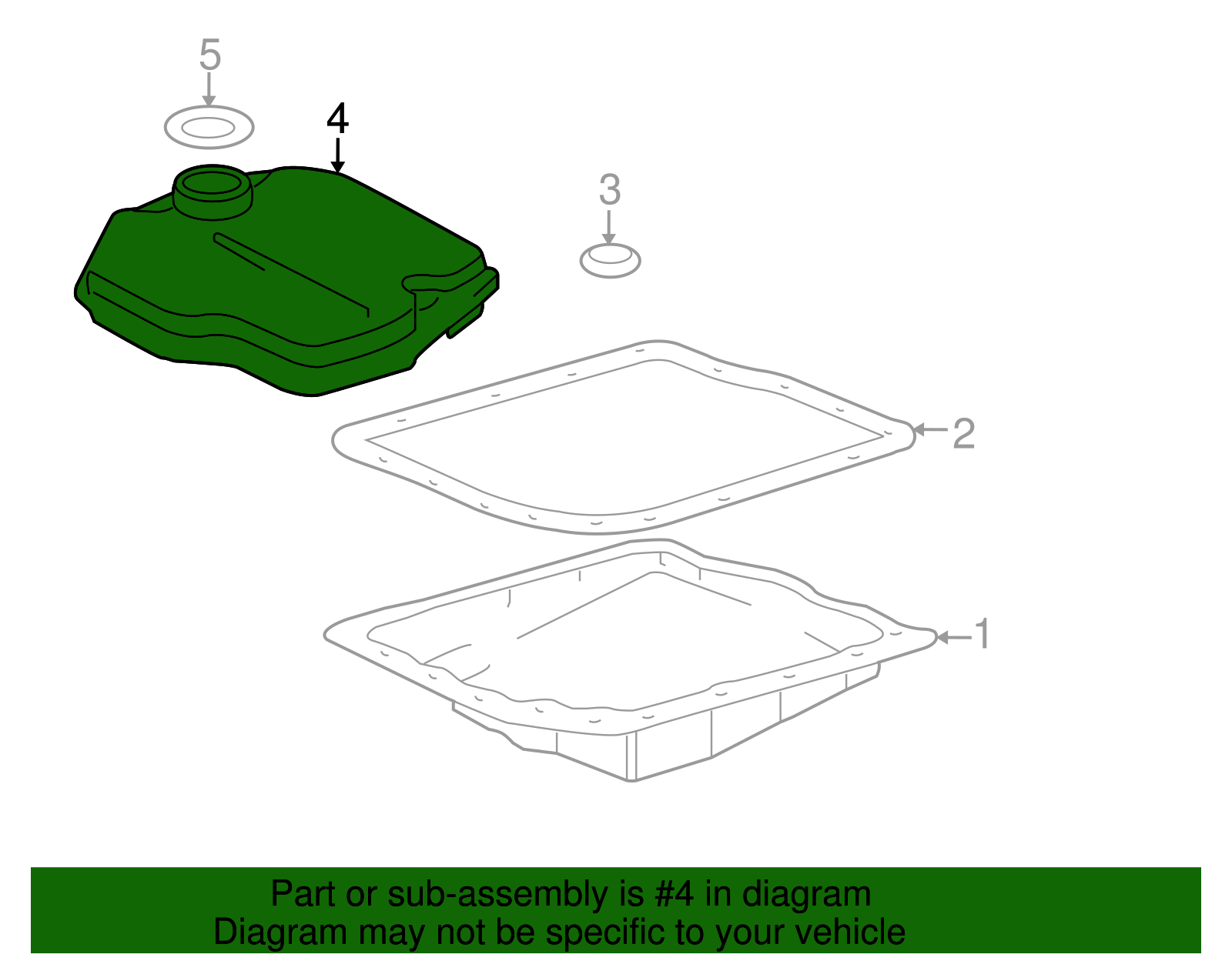 Genuine Toyota Transmission Filter part# 35330-08010 for 2004-2013 ...