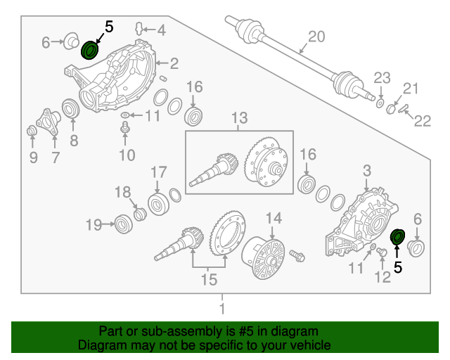 53068-47001 - Axle Seal 2018-2023 Kia | Kia.Parts Store