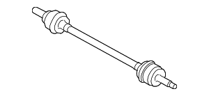 49600-J5500 - Axle Assembly 2018-2023 Kia Stinger | Kia.Parts Store