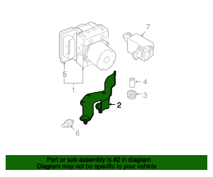 Genuine BMW 34-51-6-758-746 | Modulator Bracket | FREE Shipping on Most ...