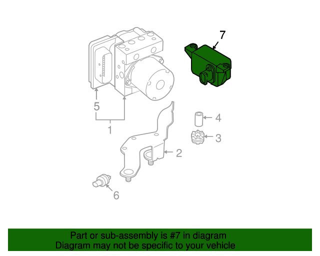 34526782370 - 2006-2014 BMW Speed Sensor (34-52-6-782-370) | BMW of ...