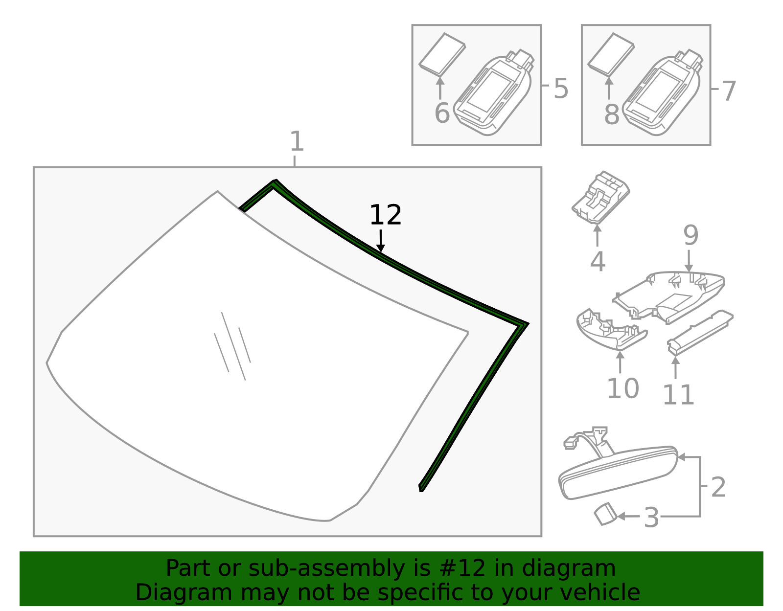 GBEF-50-601 - Reveal Molding 2018-2021 Mazda 6 | Florida Mazda Parts