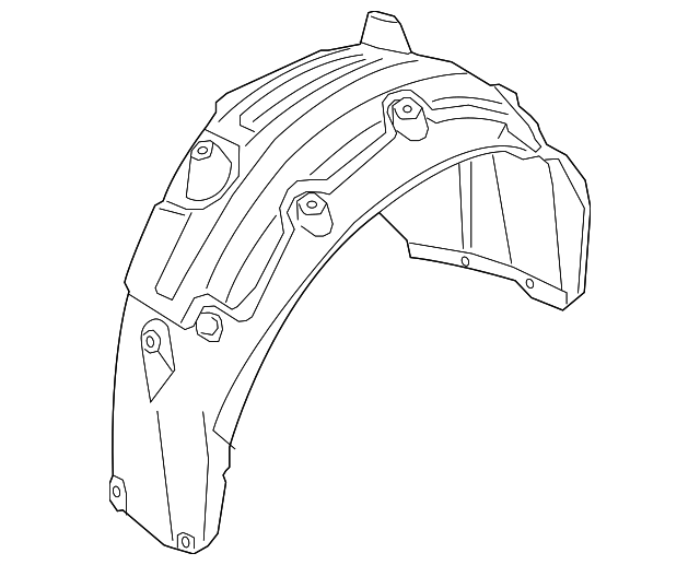 51717340204 - 2016-2022 BMW Splash Shield (51-71-7-340-204) | BMW of ...