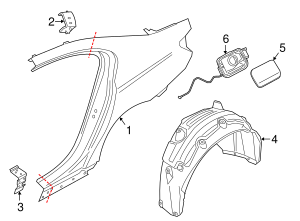 Genuine Fuel Pocket for 2016-2022 BMW | OEM Part# 51-17-7-358-677 | BMW ...