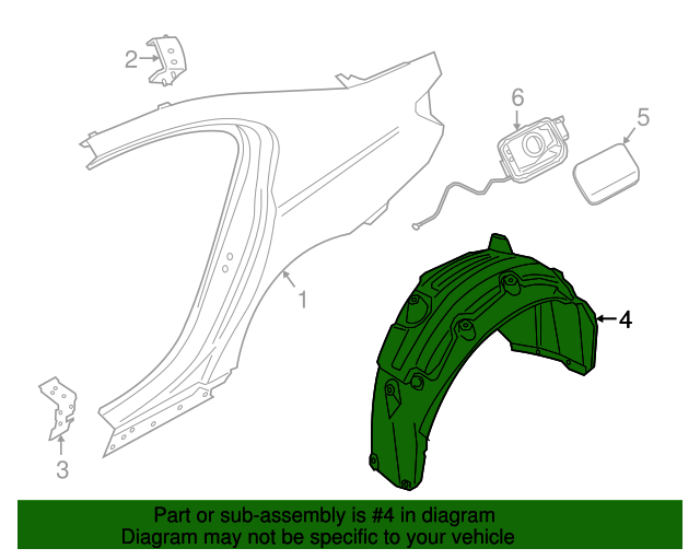 Genuine BMW 51-71-7-340-204 | Splash Shield | FREE Shipping on Most ...