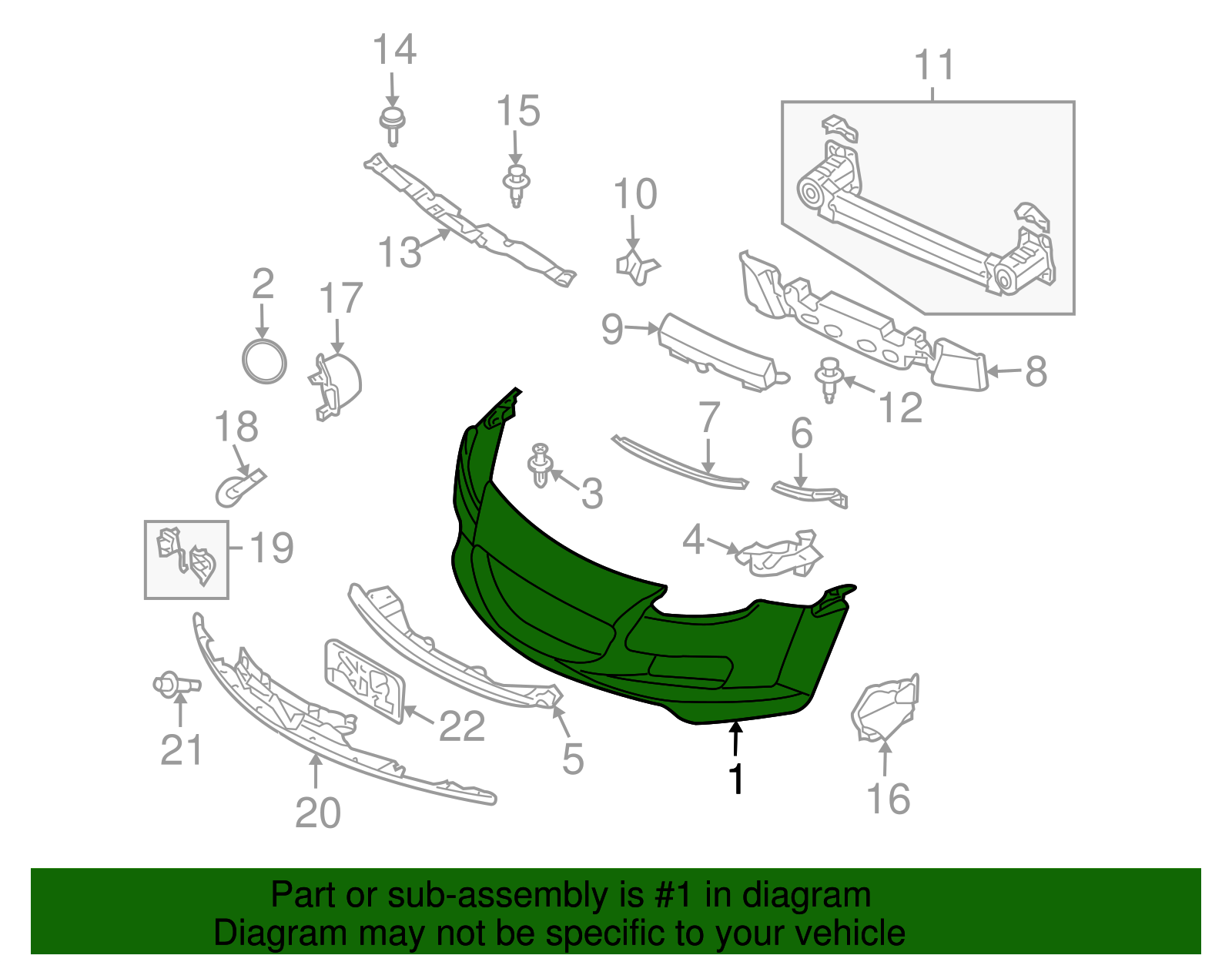 FEY1-50-03X-BB - Bumper Cover 2004-2008 Mazda RX-8 | Ottawa Mazda Parts