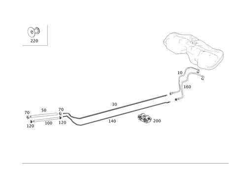 Fuel Lines, Diesel Vehicle for 2014 Mercedes-Benz C 350 | Mercedes-Benz ...