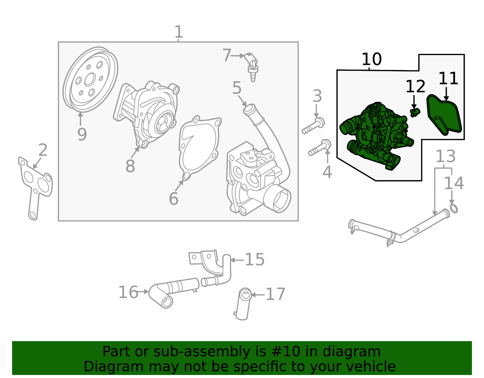2021-2025 Kia Thermostat Unit 25600-2S001 | Retail Performance Auto Parts