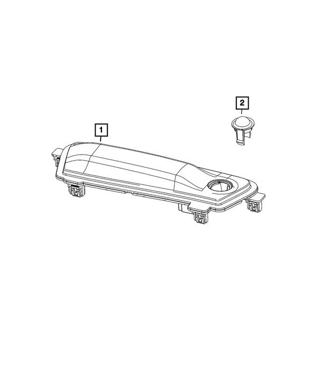 2023-2024 Chrysler Instrument Panel Cover 68617189AA | Mopar Auto Parts ...