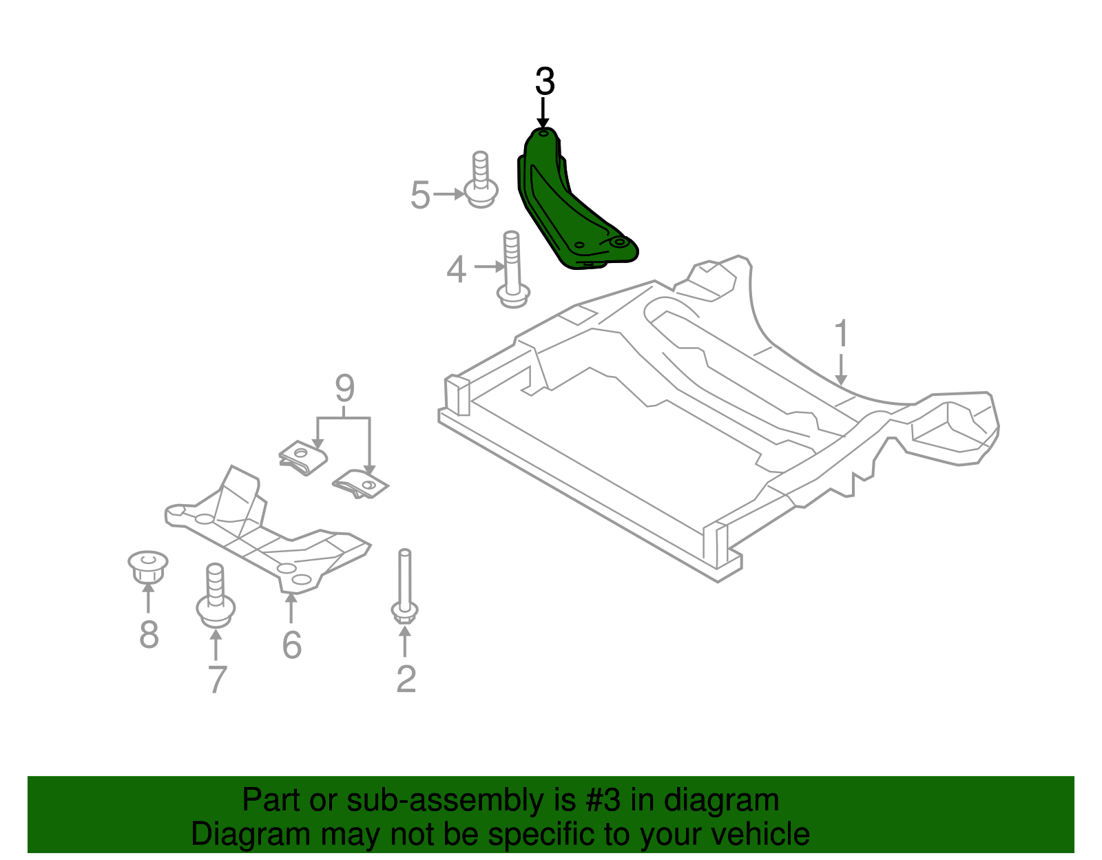 2009-2024 Nissan Stay Bracket 544C5-1EA0A | Ziegler Nissan of Orland Park