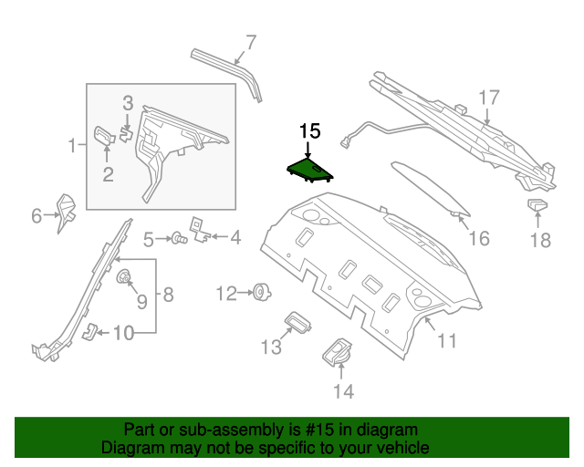 Genuine Speaker Grille for 2017-2020 Mercedes-Benz | OEM Part# 099-694 ...