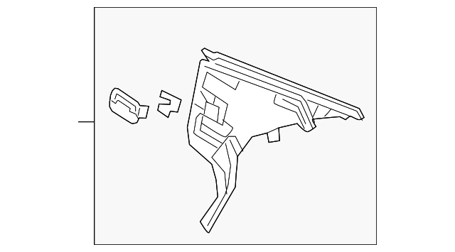 213-690-09-25-9K30 - Upper Quarter Trim 2017-2020 Mercedes-Benz ...