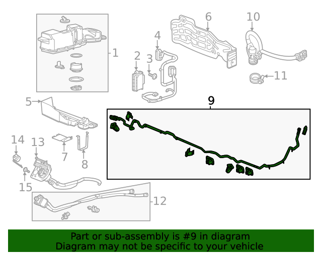 2020-2022 GM Emission Reduction Fluid Exhaust Front Pipe Injector ...