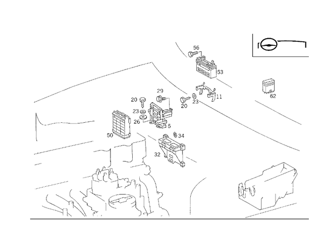 1990-1993 Mercedes-Benz Control Unit 008-545-24-32 | Mercedes-Benz Parts