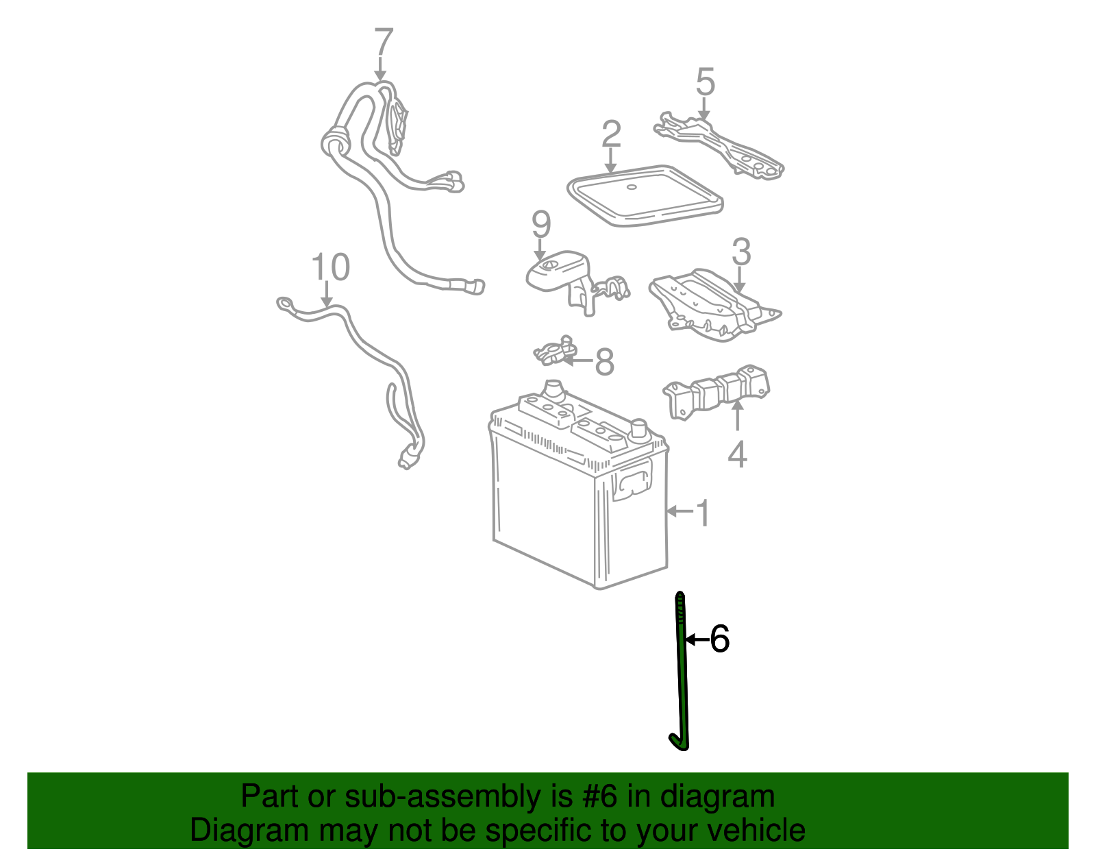 1998-2008 Toyota Hold Down Bolt 74451-02020 | OEM Parts Online