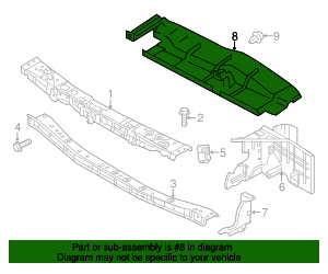 2015-2019 Nissan Versa Sight Shield 21496-9KM1A | Parts for Nissans