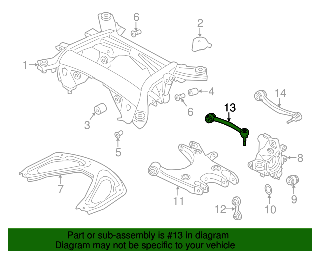 2012-2019 BMW Ft Lateral Arm 33322284132 | OEM Parts Online